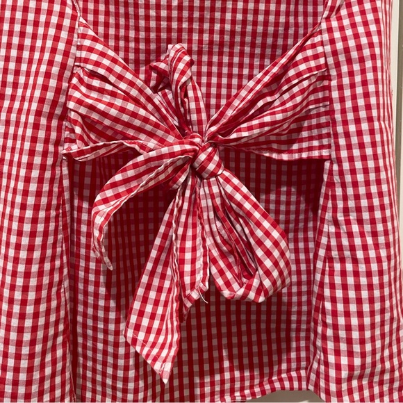 Como Vintage | Tops | Como Vintage Gangnam Style Red And White Checker ...